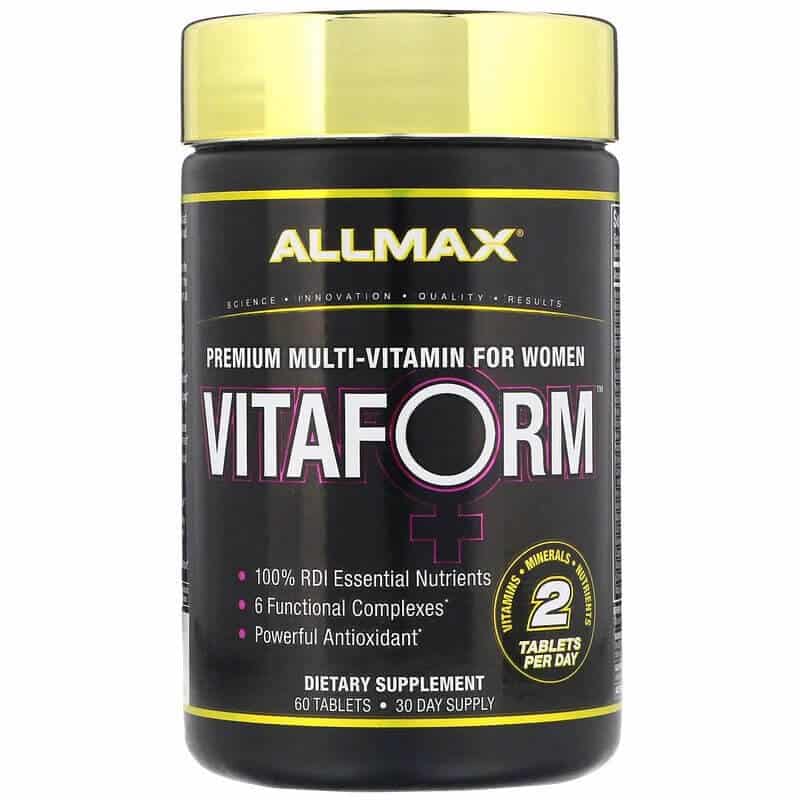 VITAFORM WOMEN’S MULTIVITAMIN ALLMAX Nutrition מולטי-ויטמין לנשים אול ...